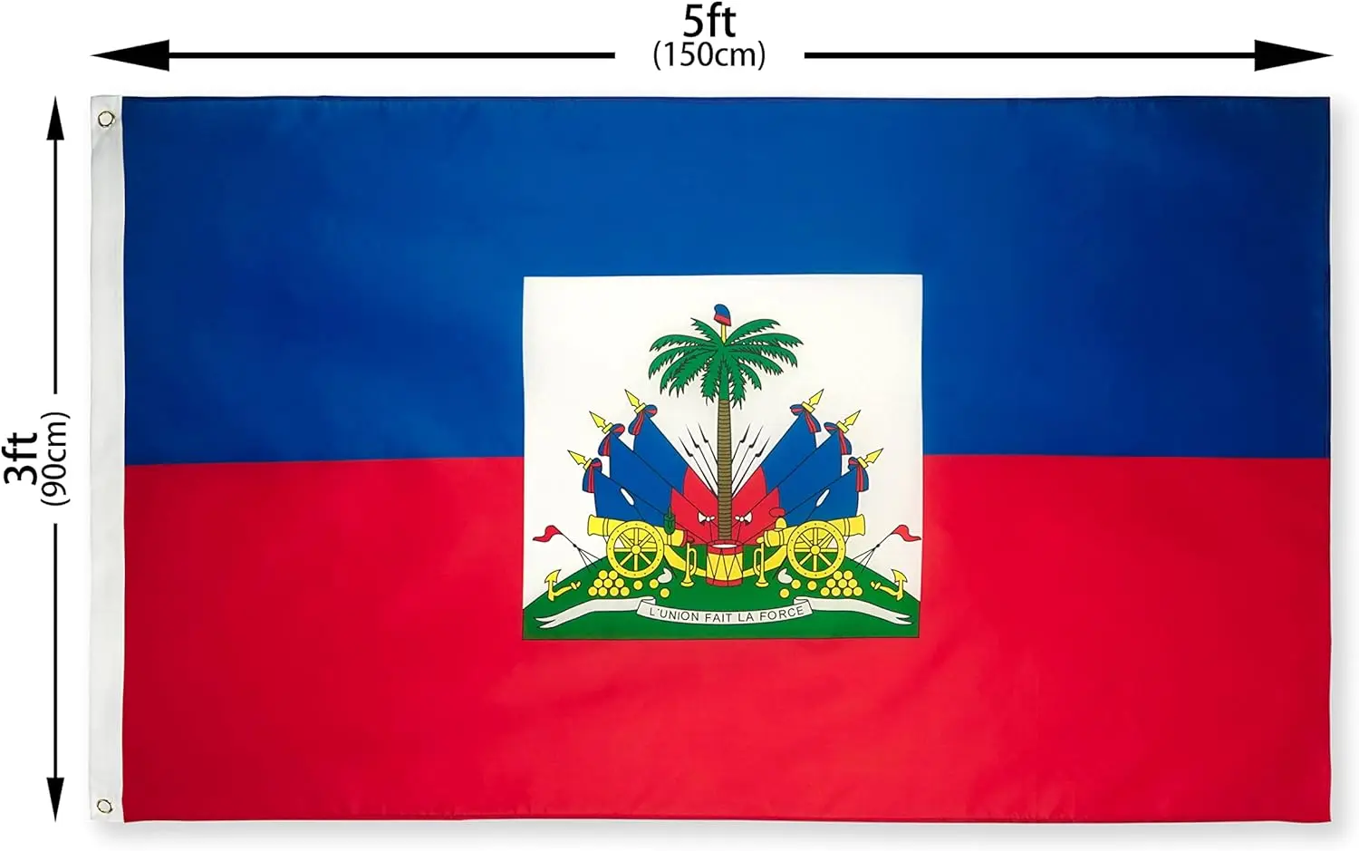 Promotion Custom Nation Haitian Flags 90*150cm Flag Haiti 100% ...