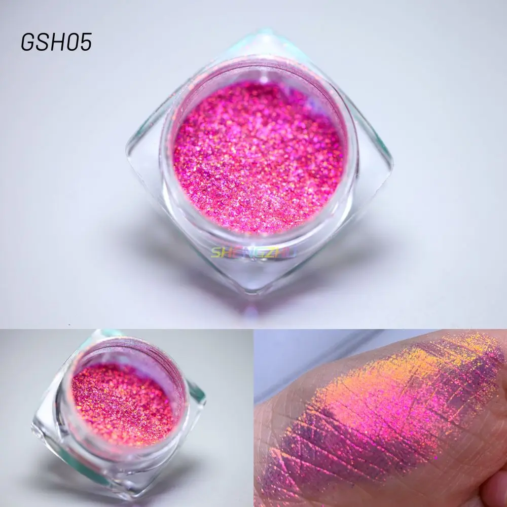 Magical Rainbow Color Shifting Pigments Eyeshadow Face Loose Powder for ...