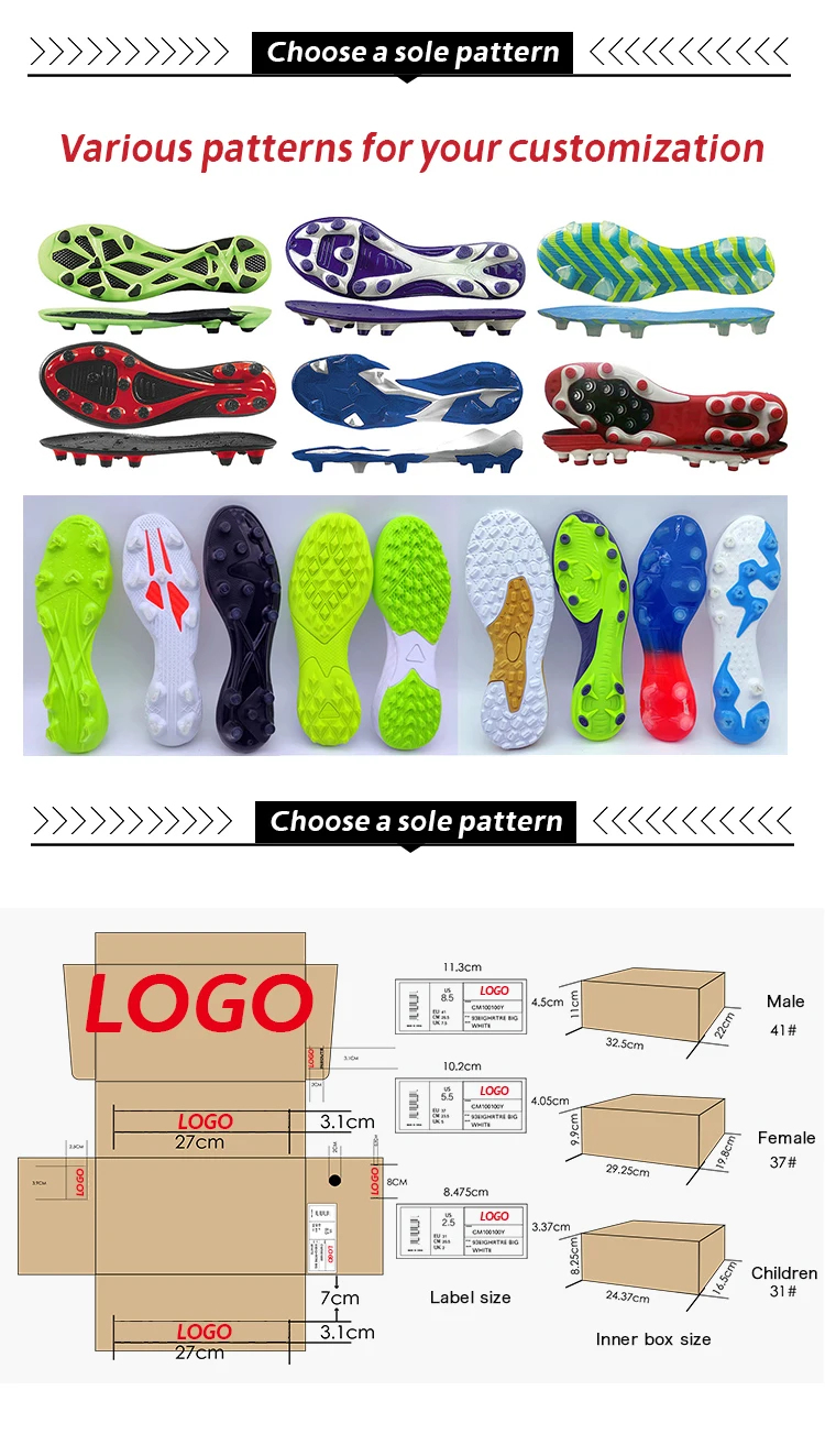 High Quality Design Custom Branded Original Football Chaussures De ...