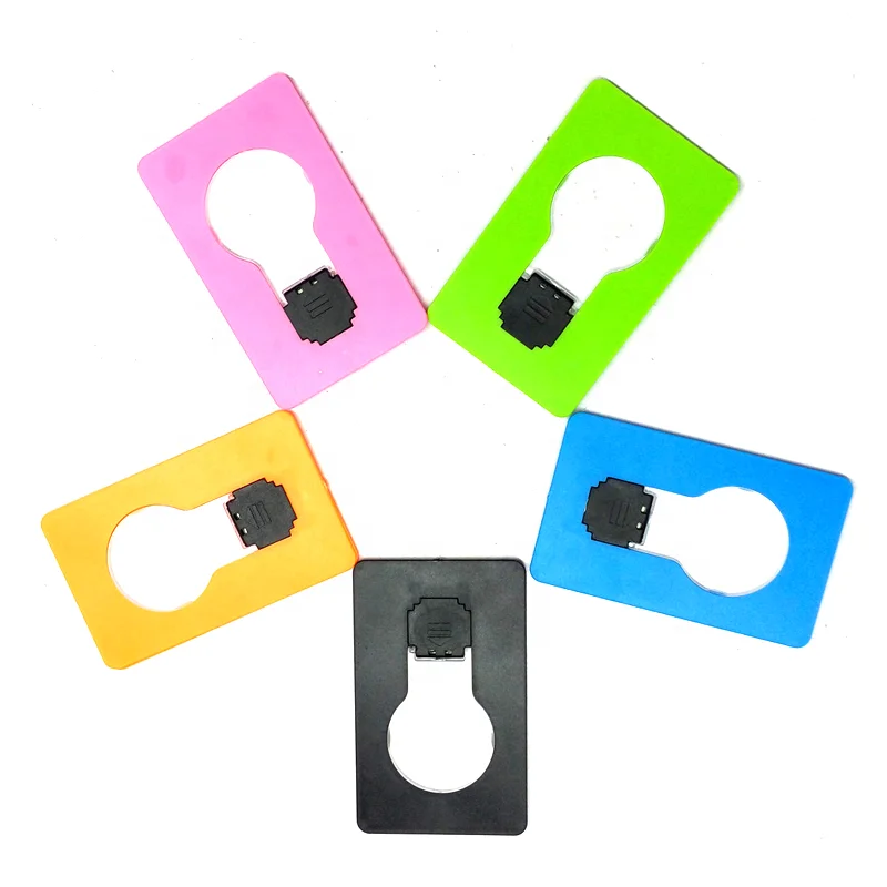 Mini Led Credit Card Light Folding Pocket Light Bulb Lamp Christmas ...