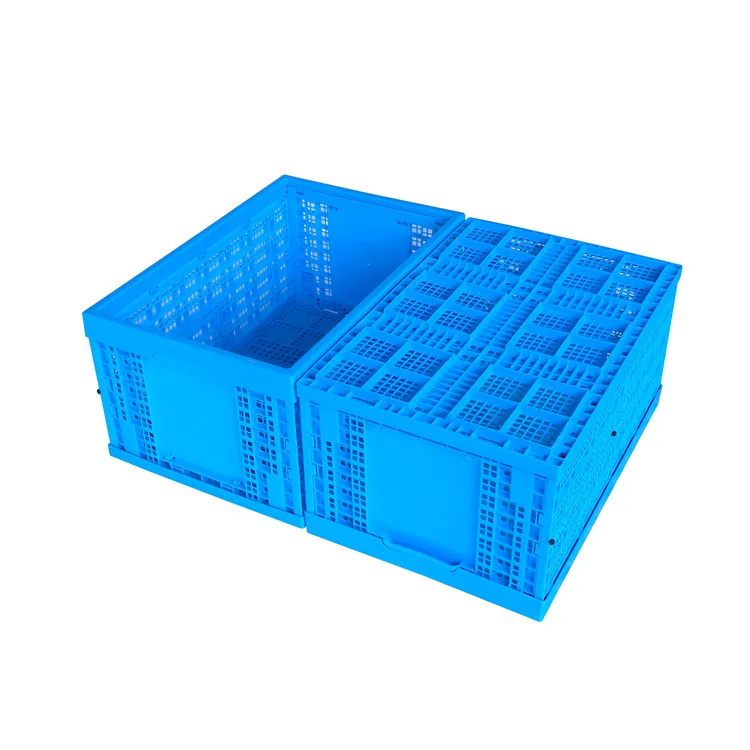 Alibaba.com: Folding Mesh Plastic Crate with Lid, Vented Foldable ...