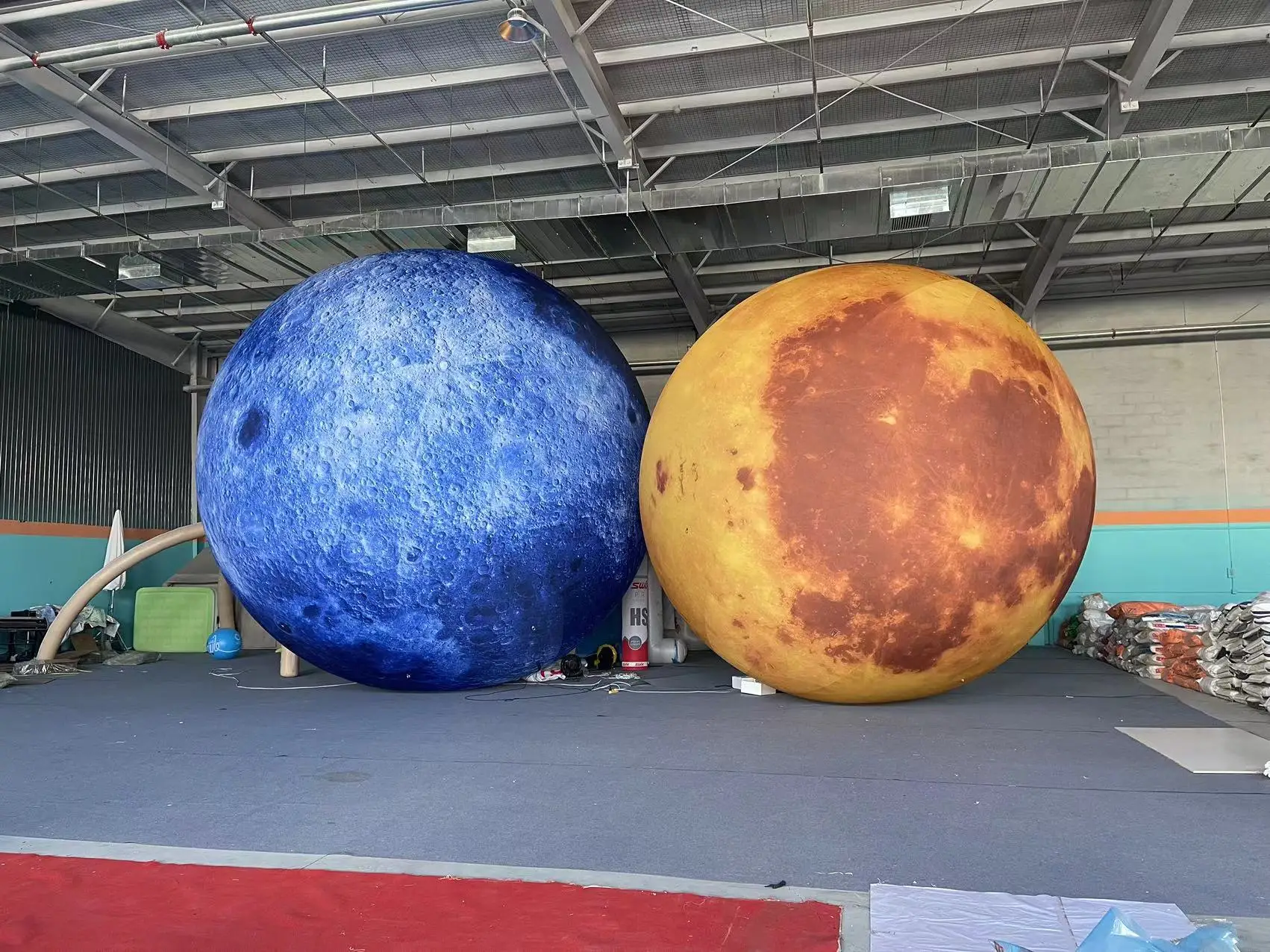 Decoration Giant Advertising Inflatable Moon Model Large Inflatable ...