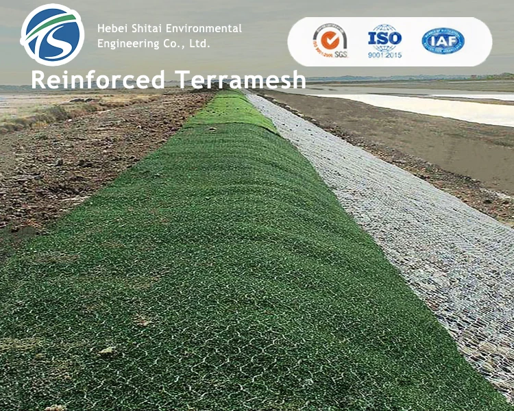 Customizable Reinforced Terramesh Hexagonal Weaving Preservative Gabion ...