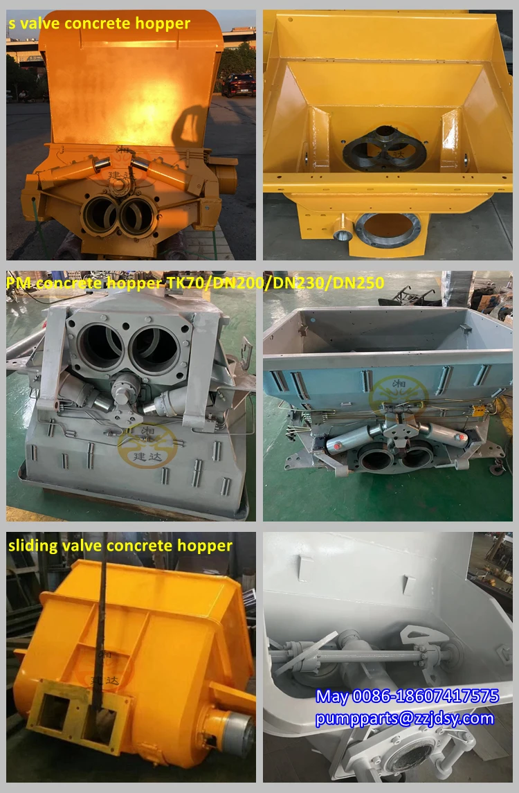 Schwing Concrete Pump Rock Valve Hopper Assembly for BP2000
