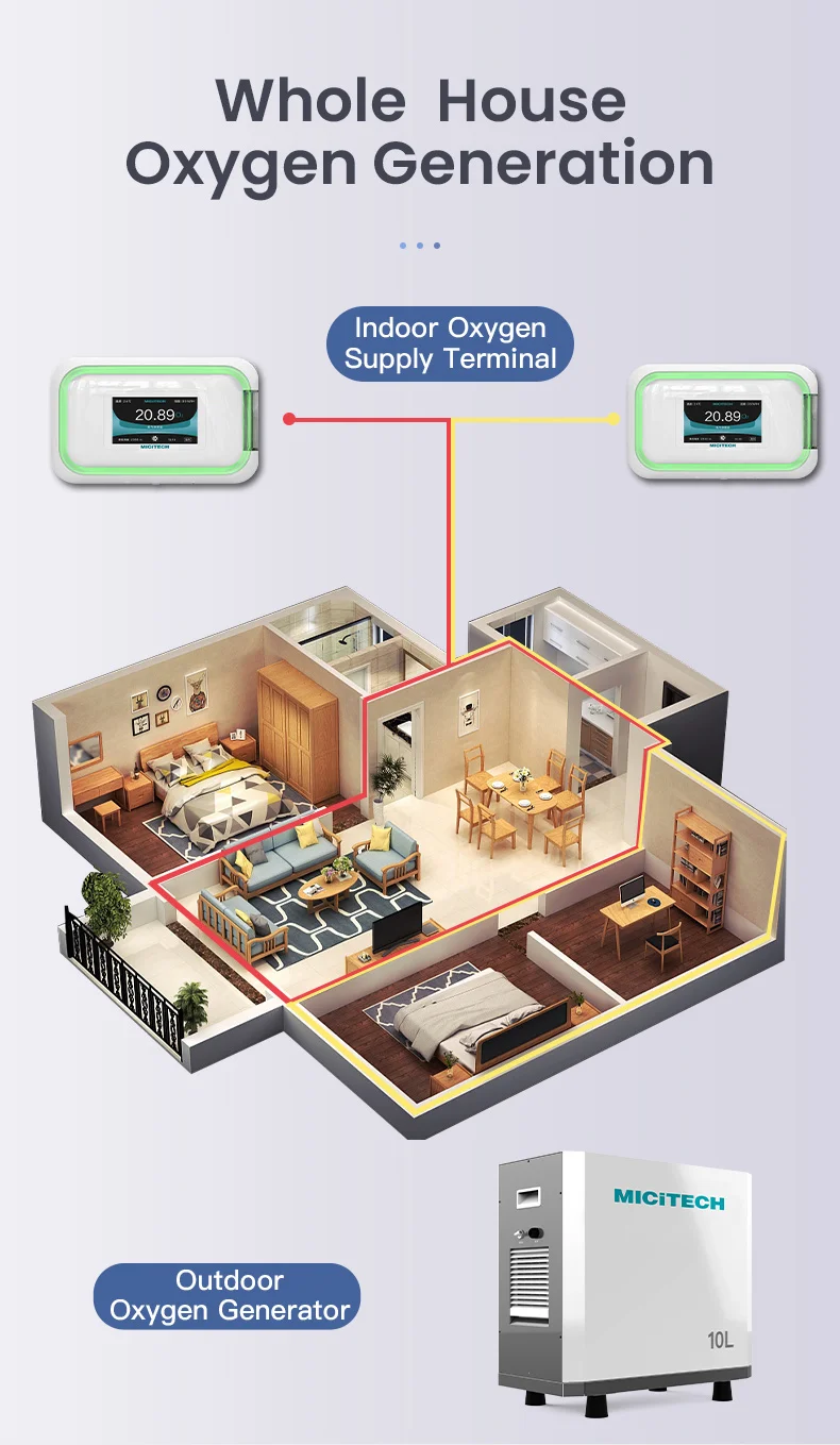 Micitech 50l Oxygen Concentrator Generator Medical Oxygen Machine 10l ...