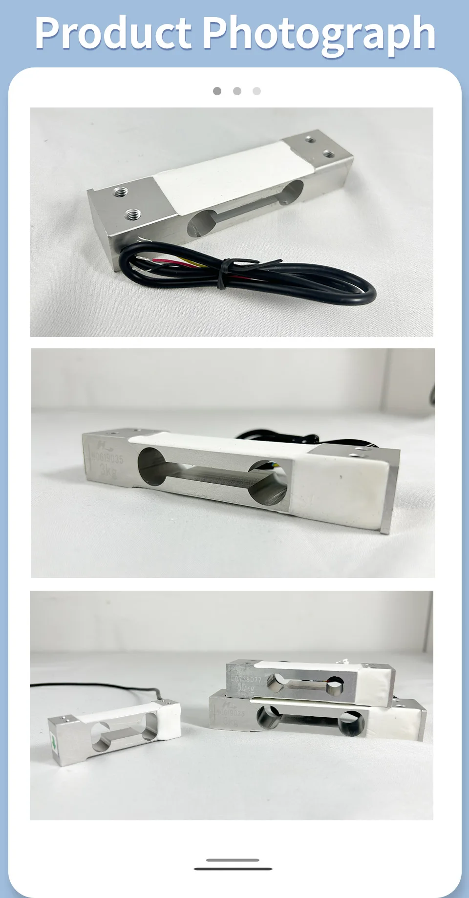 T100 Single Point Load Cell 40-120kg High Precision Parallel Beam ...