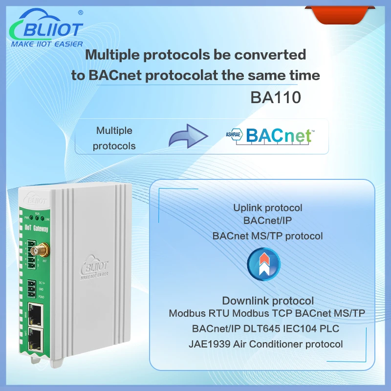 Bms Converter Modbus Plc Iec104 Dl/t645 Ac To Bacnet Gateway - Buy ... Bms Converter Modbus Plc Iec104 Dl/t645 Ac To Bacnet Gateway - Buy ...
