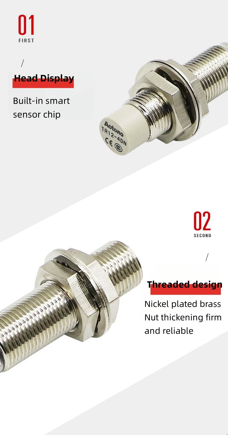 M12 TR12-4DN NPN 24v Proximity Sensor for Metal Detection