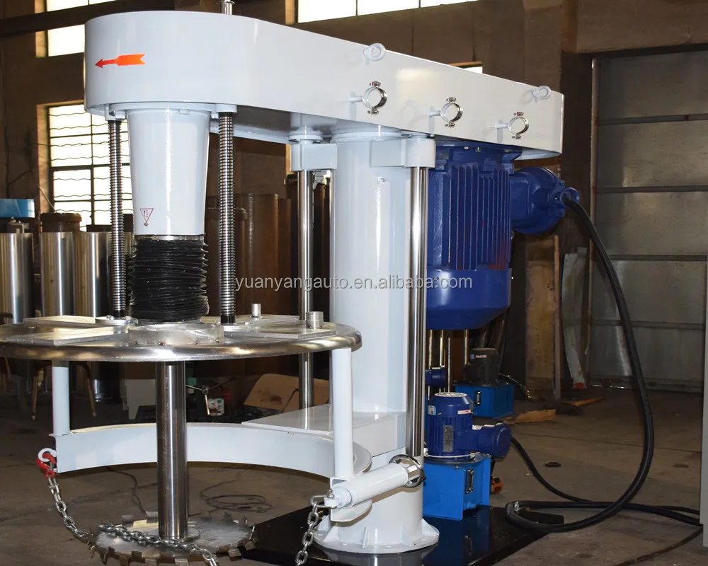 2000L Water-Based Paint Mixing Machine - High Speed Emulsion Dispersion ...