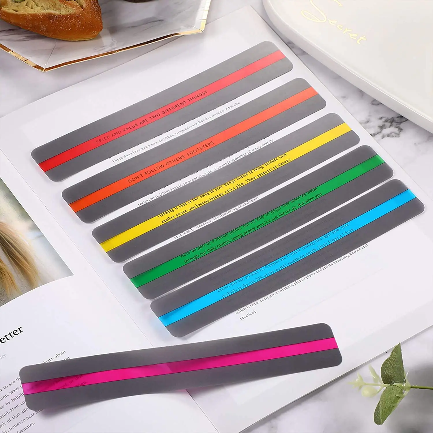 Guided Reading Strips - Tools for Dyslexic Students