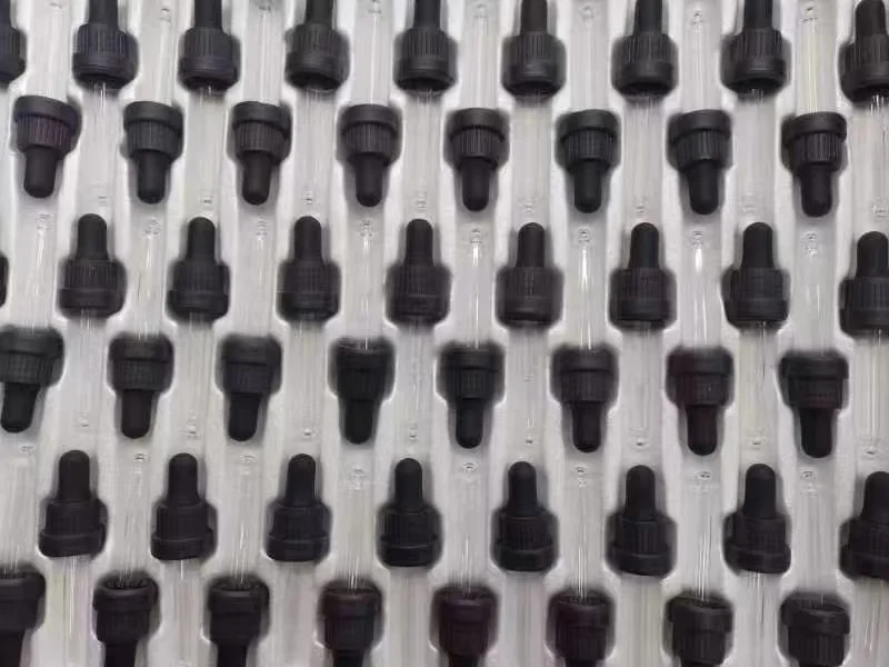 18/410 Electrochemical Aluminum Plastic Glass Dropper Screw Dropper Cap ...