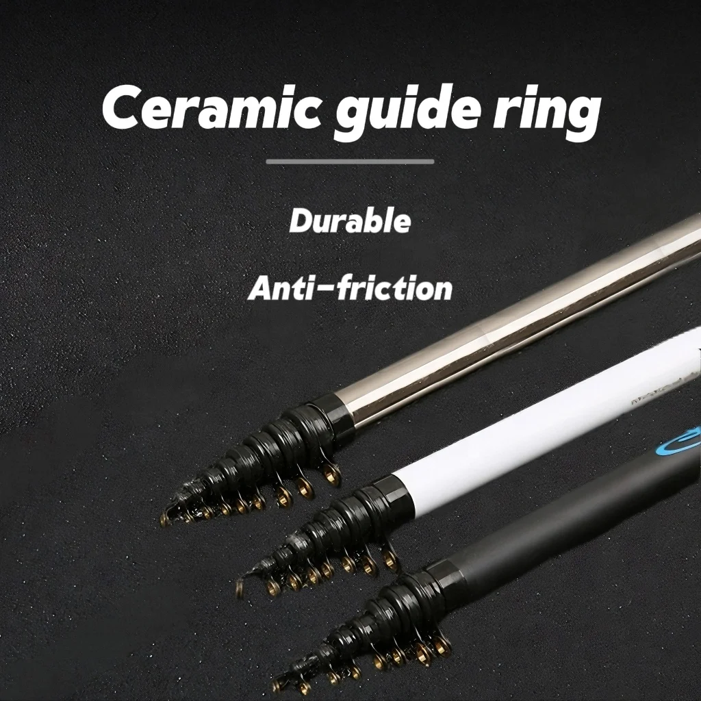 T300 All Carbon Fiber Rock Fishing Rod 2.7m-6.3m Telescopic Sea ...