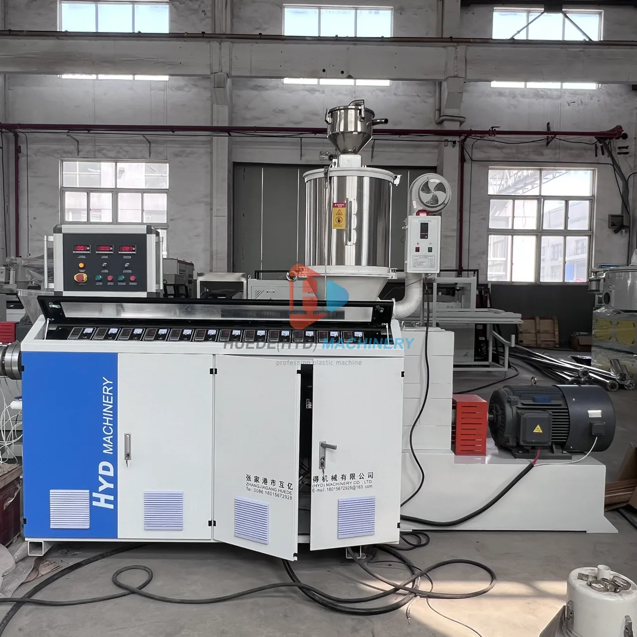 Plastic Single Screw Extruder for Soft PVC TPE Sealing Strips