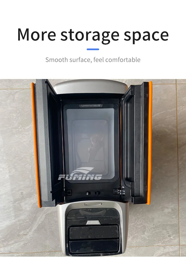 Toyota HIACE Luxury Armrest Refrigerator & Steering Wheel Desk OEM