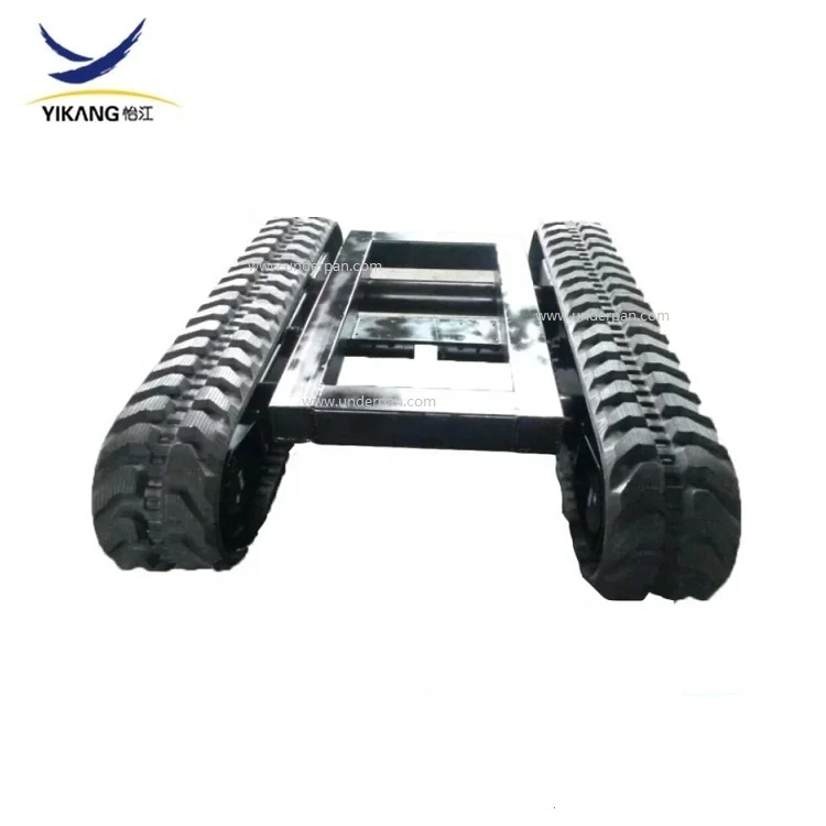Custom 2.5 Tons Rubber Track Undercarriage With Expansion Link For ...