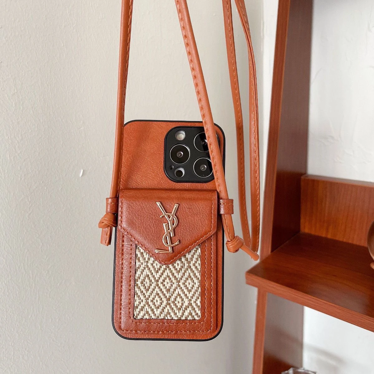 Fashion Brand Crossbody Card Bag Cortex Phone Cover Apple Mobile Phone ...