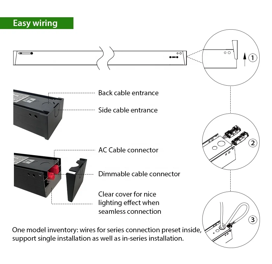 3CCT Selectable LED Tube Light - Efficient Indoor Lighting