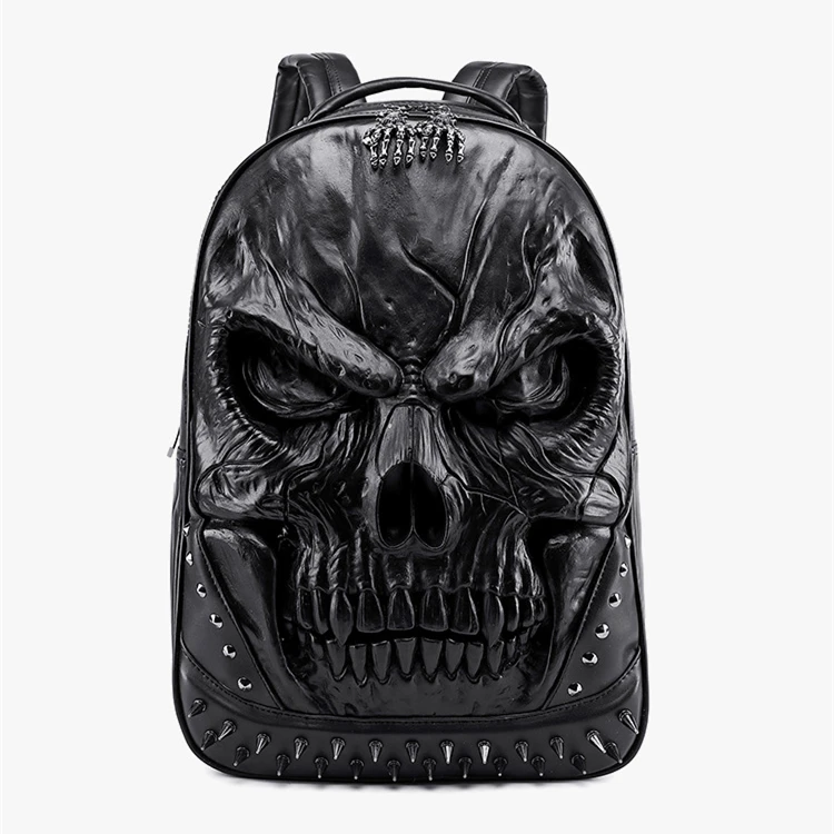 Halloween Skull Backpack - Stylish & Waterproof Handbag