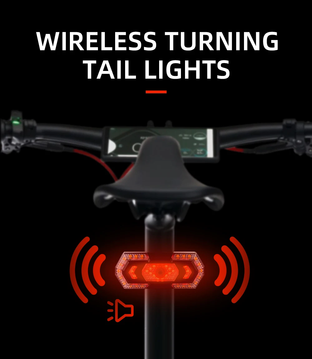 Bicycle Light - Fitalent Bike Tail Light with Turn Signal