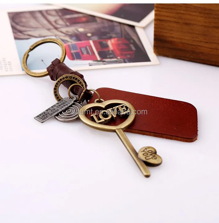 Hot Selling Keychain Punk Style Hand Woven Small Gift Men's Retro Alloy ...
