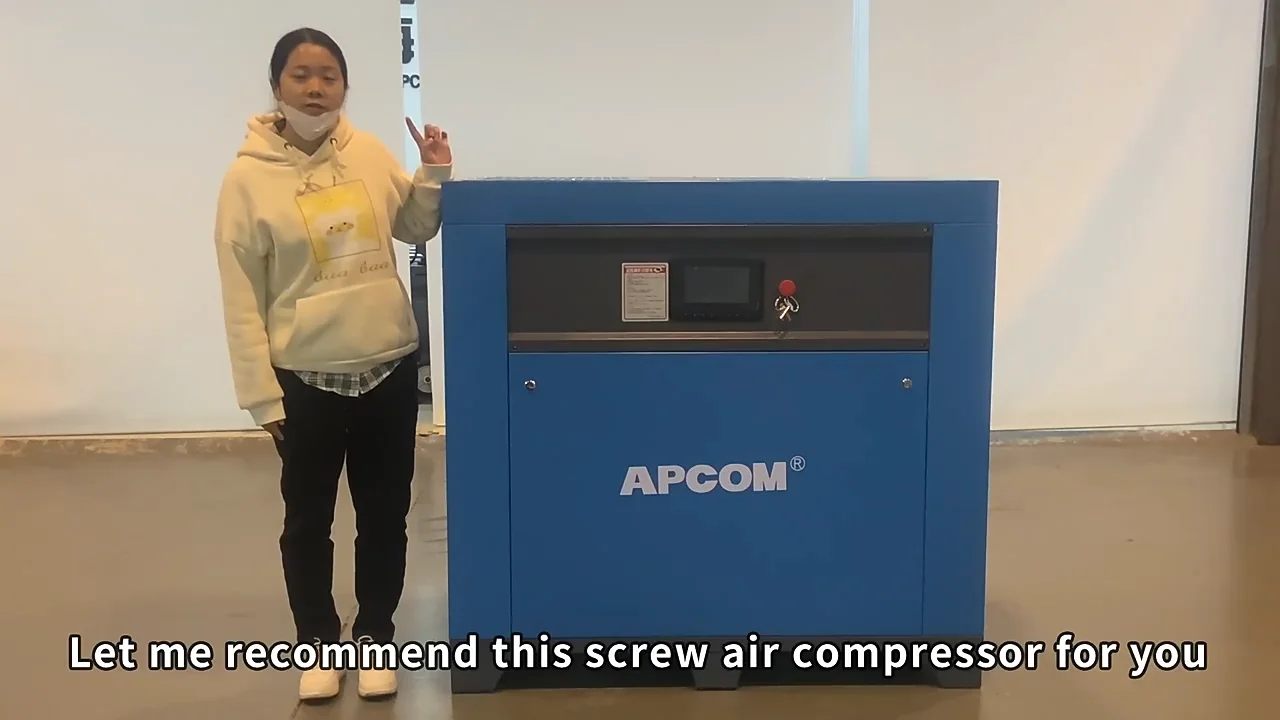 Apcom Vsd-50a 50hp 37kw Permanent Magnet Variable Speed Screw Air ...