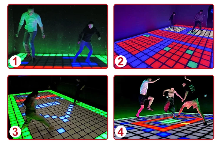 Activate Games Mega Grid LED Floor Game Interactive Activation Game for ...
