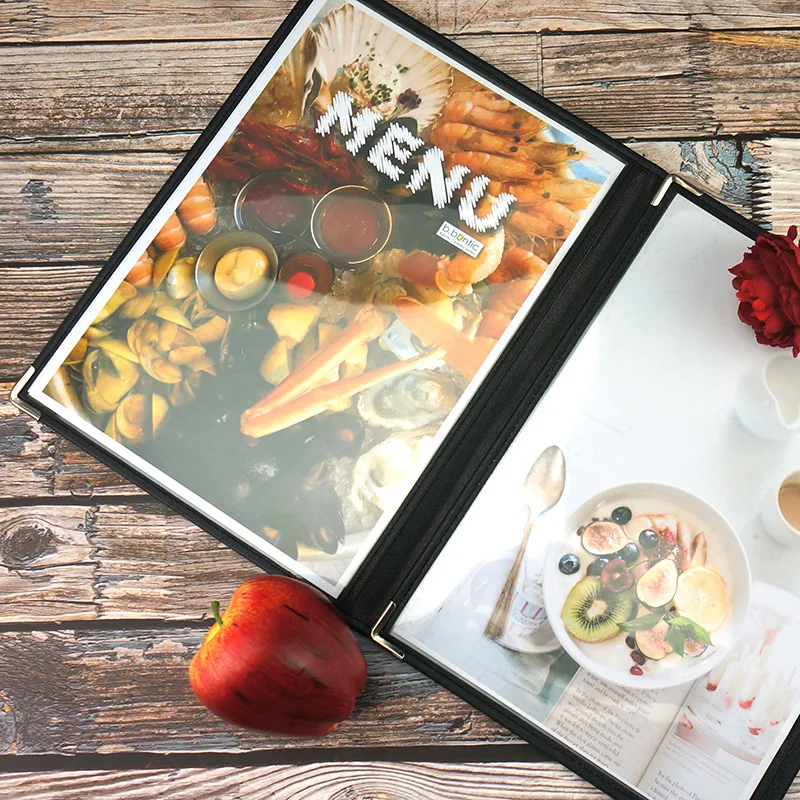 Custom Restaurant Bill Presenter Guest Check Holder Book Hotel Leather ...