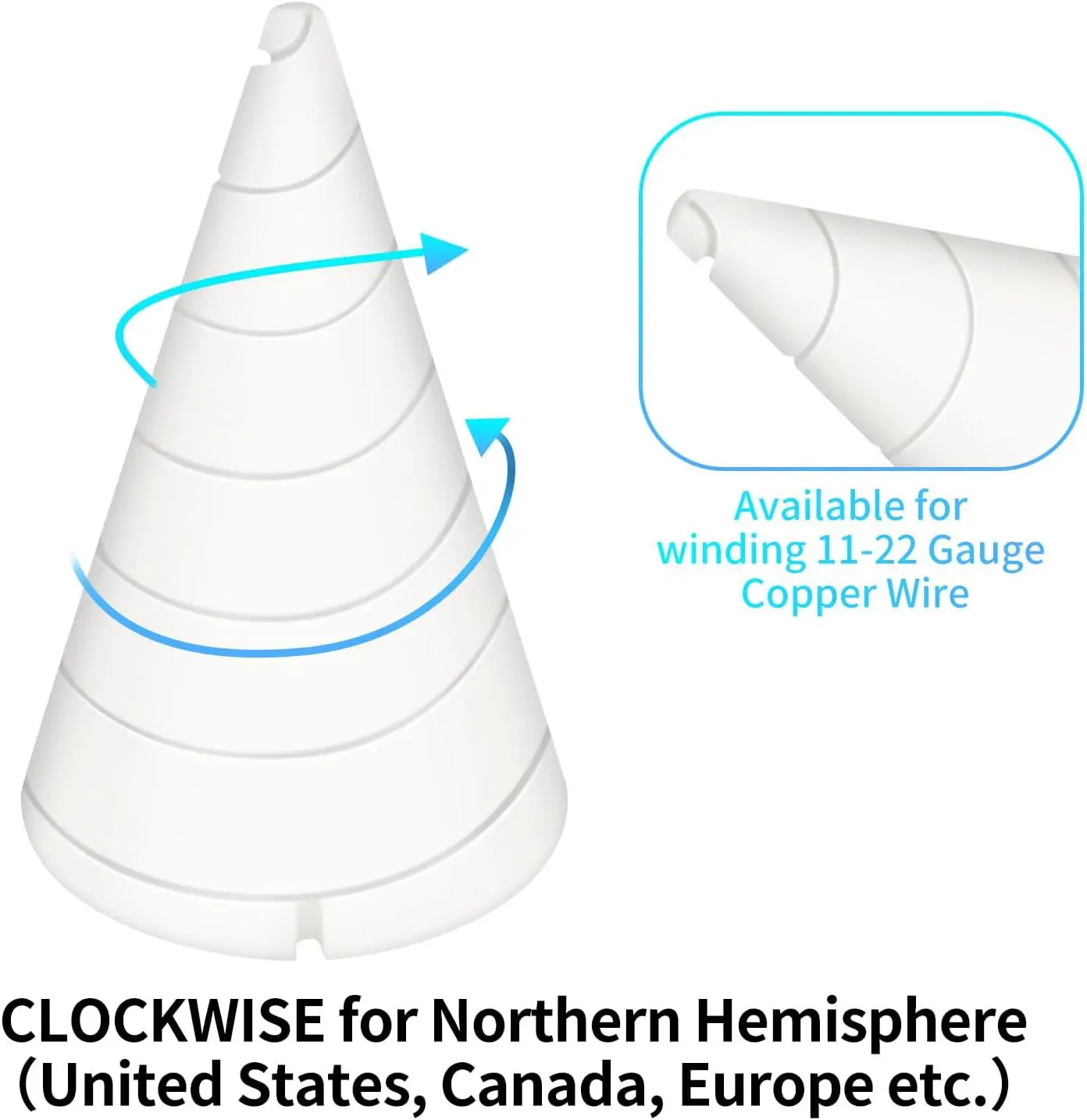 Plant Fibonacci Coil Winding Jig Electroculture Gardening Electro ...