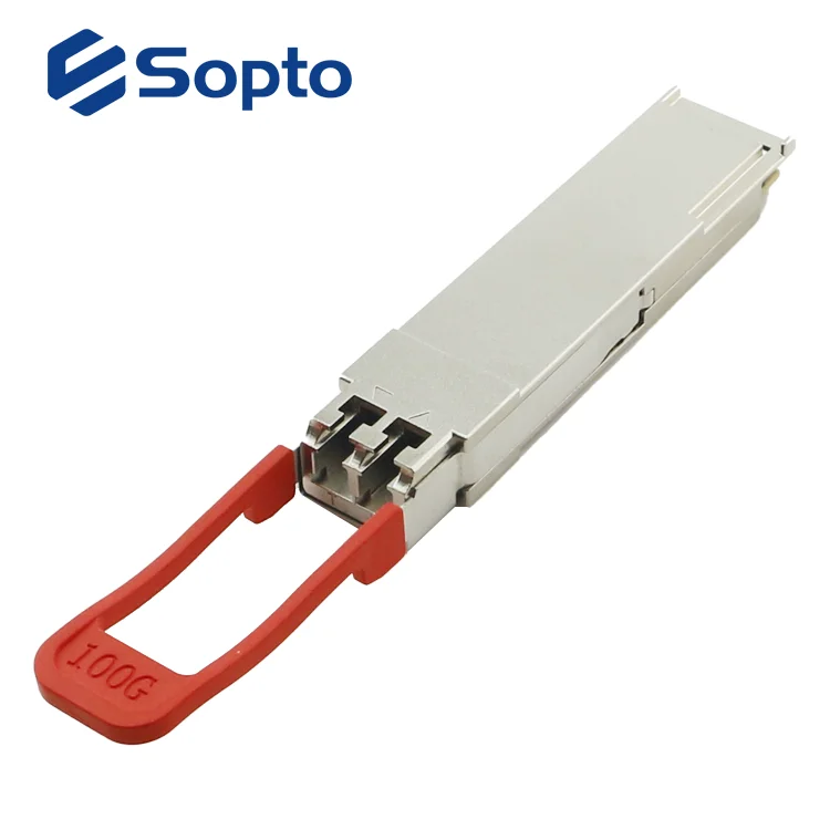 Sopto 100G QSFP28 ER4 WDM Transceiver Module, 40km Duplex LC Connector ...