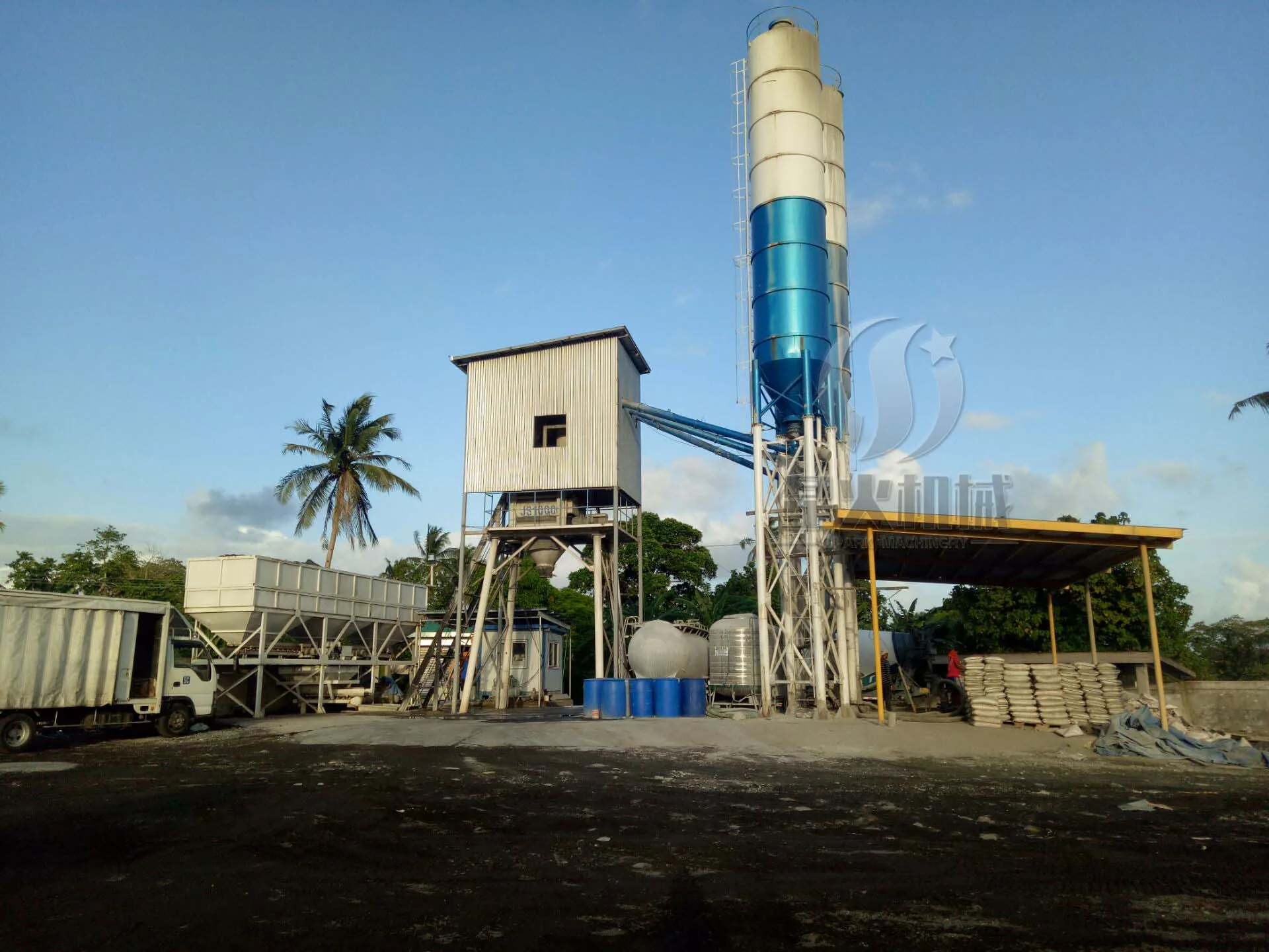 Mini Concrete Batching Plant for Sale Concrete Admixture Plant Free ...