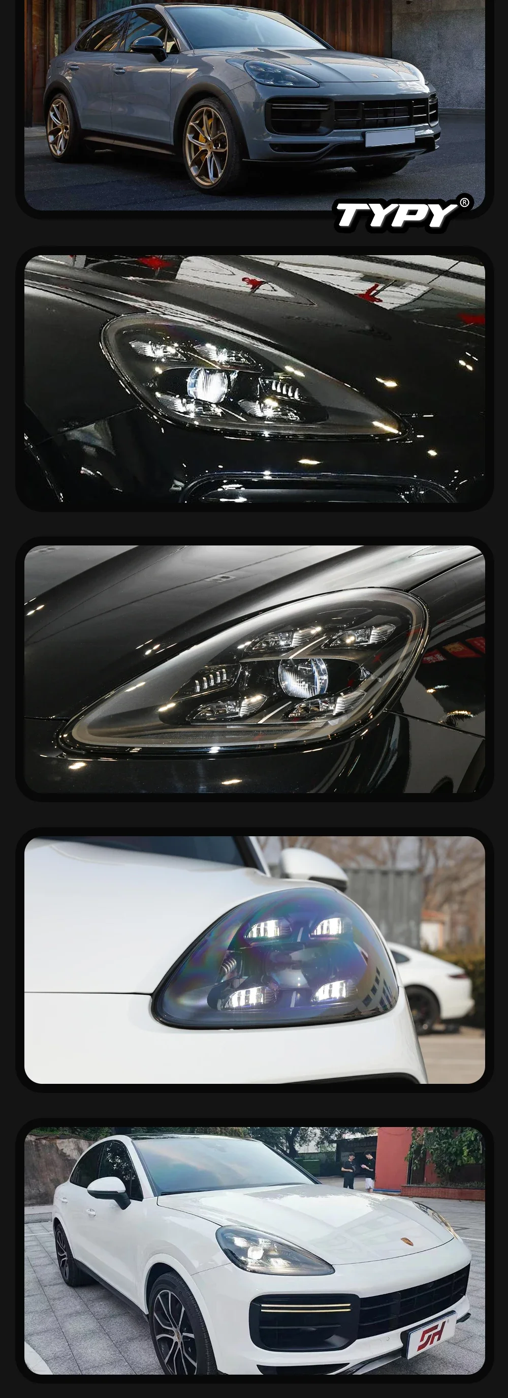 TYPY Car Light for Porsche Cayenne Headlight 958.1 2011-2014 Full LED ...