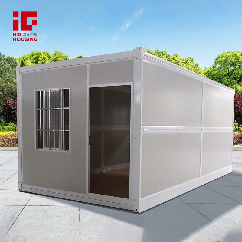 Portable 20ft Container Office Prefab Container Homes Foldable ...