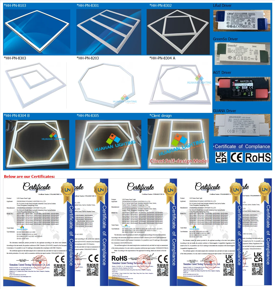 UKCA CE Aluminum Panel Lights - Efficient LED Solutions