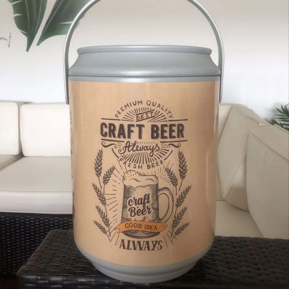 Hs Plastic Cooler 8l Ice Bucket For Camping Ice Chest Keep Can Cooling ...