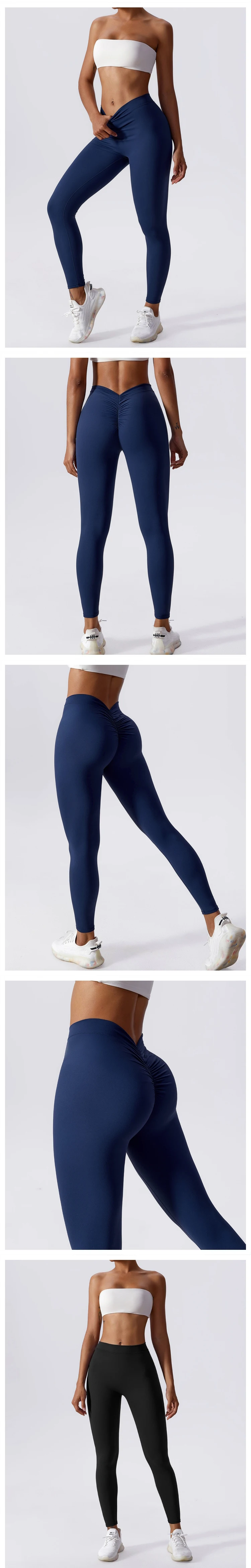 Women's Scrunch Ruched Butt Lifting Booty Enhancing Leggings High Waist ...