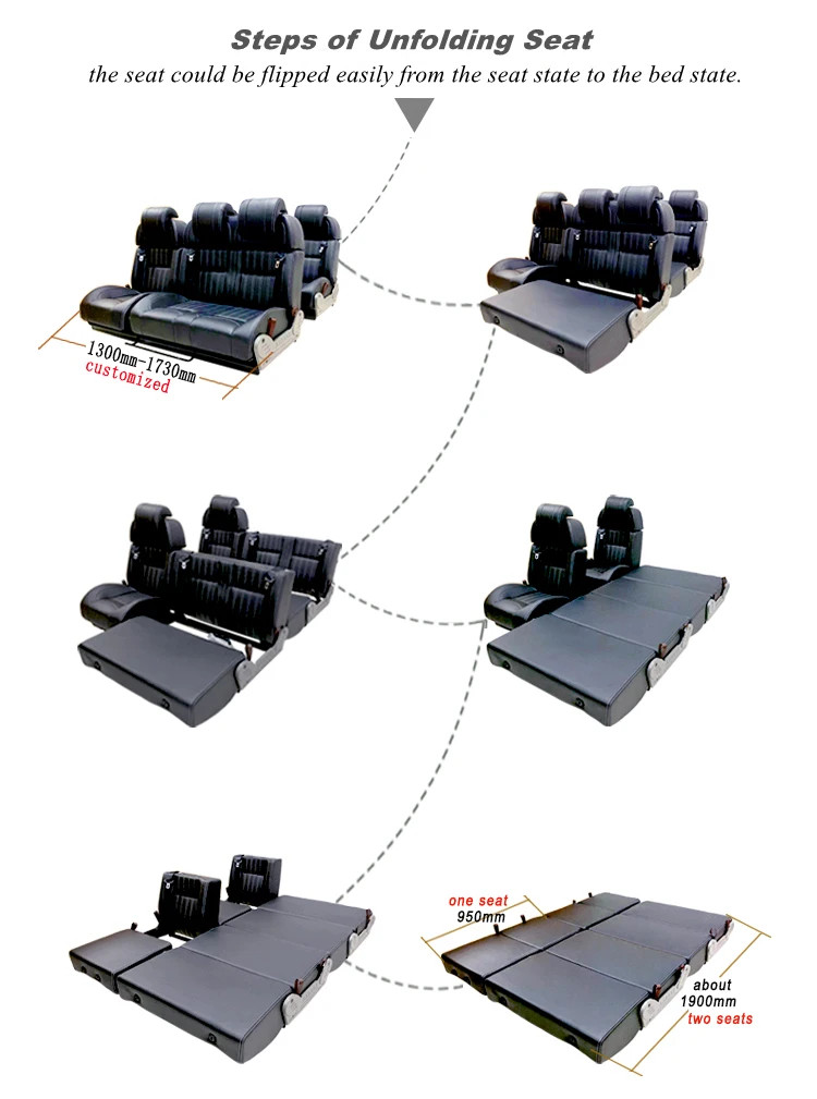 Customized RV Bed Seat - Luxury Motorhome Comfort