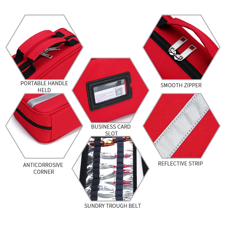 Fashion Shape Injection First Aid Kit Travel Emergency Medical Portable ...