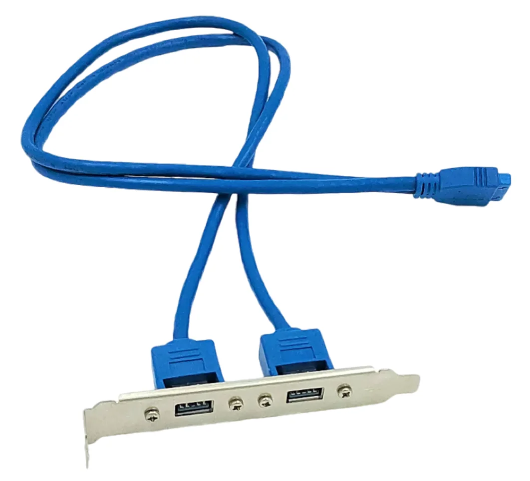 Computer 2 USB3.0 to IDC20 Pin 12mm Baffle Cable| Alibaba.com