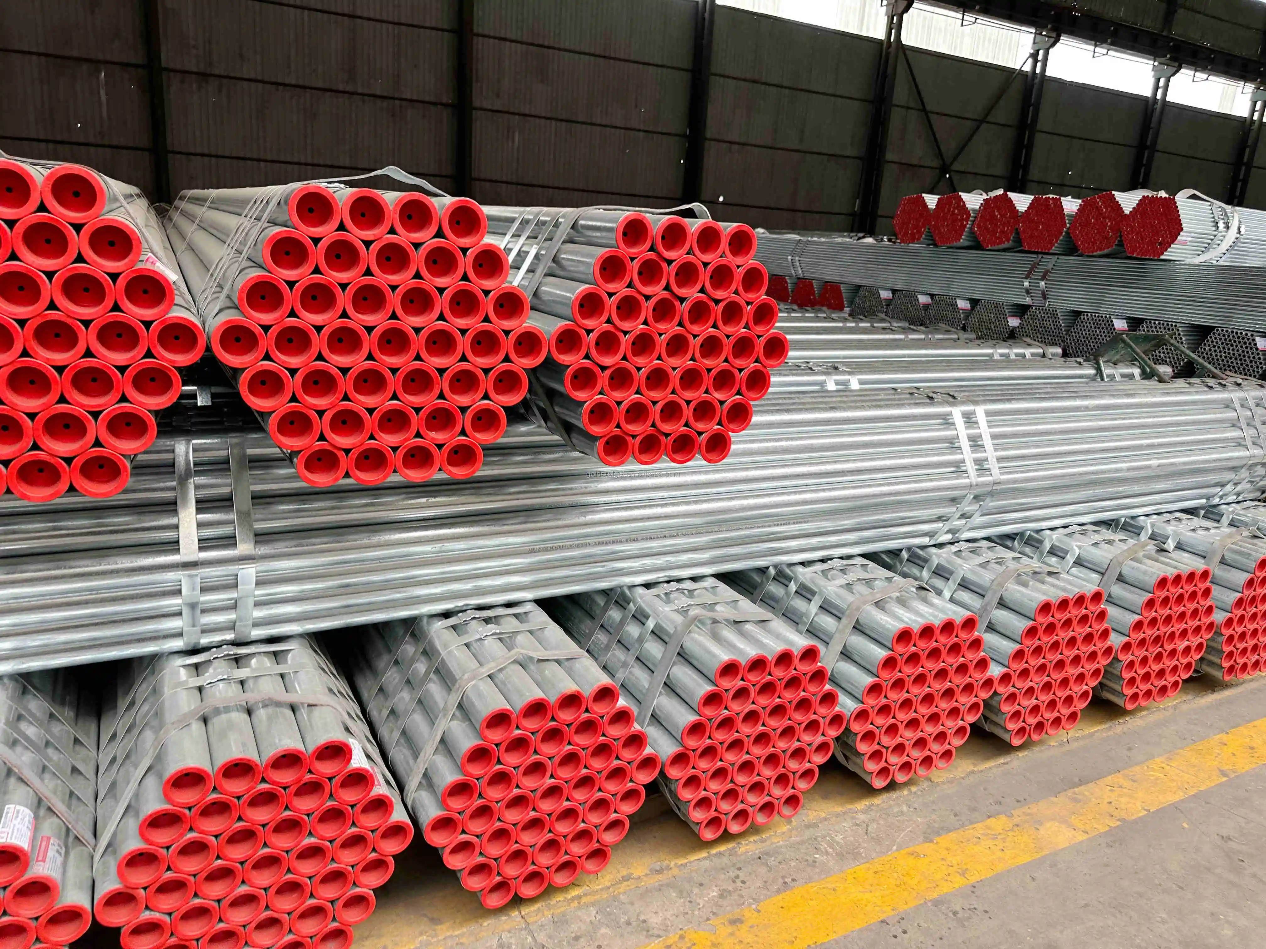ASTM A53 GALVANIZED STEEL PIPE FENCE PIPE Brazil Venezuela Colombia ...