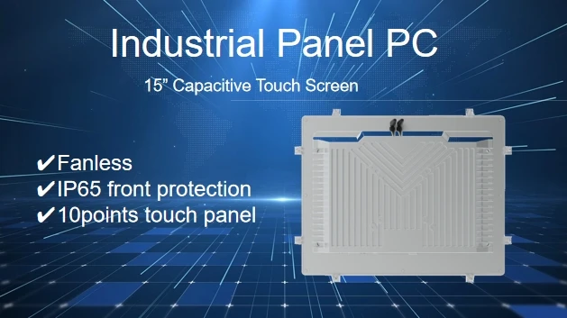 15inch Front IP65 All in One Industrial Embedded Panel PC Touch Screen ...