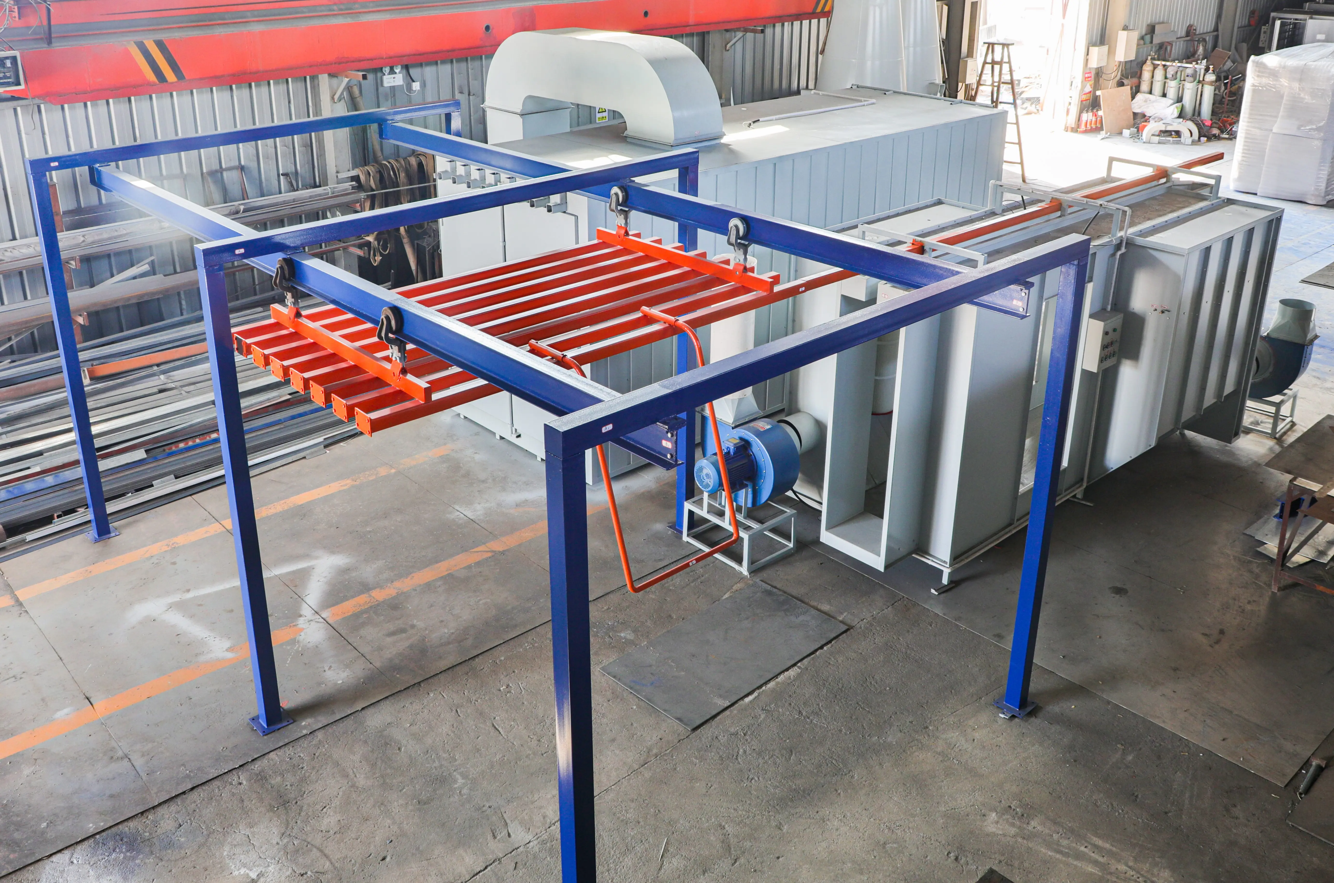 Changhe Customized Compact Batch Manual Powder Coating Line for ...