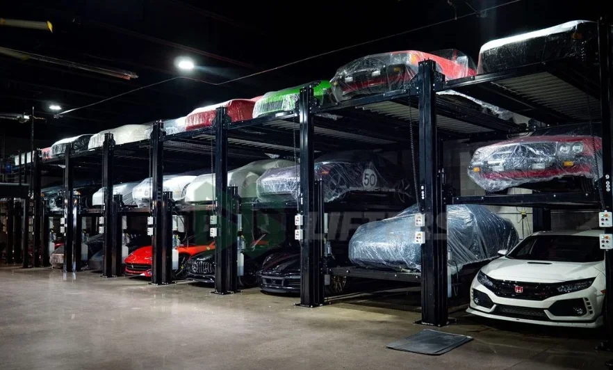 Car Triple Stacker Parking Lift Equipment - Buy Quad Stacker Car ...
