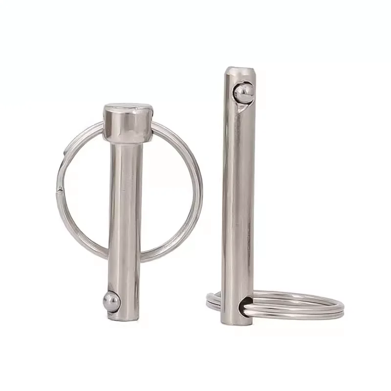 Strong Hold Quick Release Spring Loaded Pin Ring Grip Self Locking ...