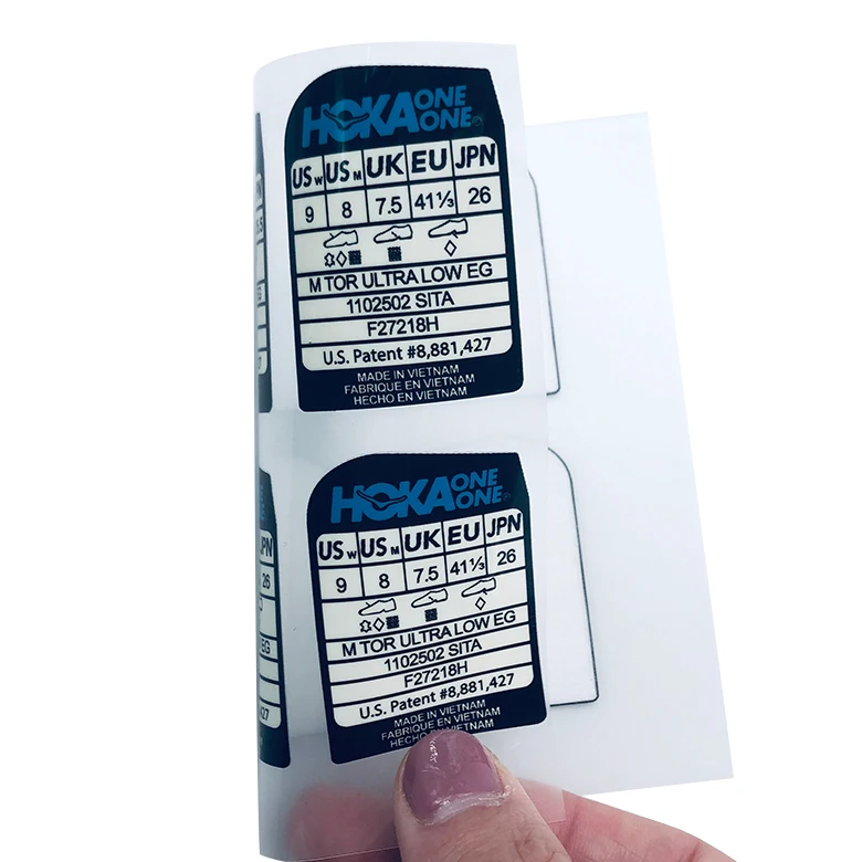 Custom Offset Heat Transfer Neck Labels Wash Care Label Heat Press Size ...