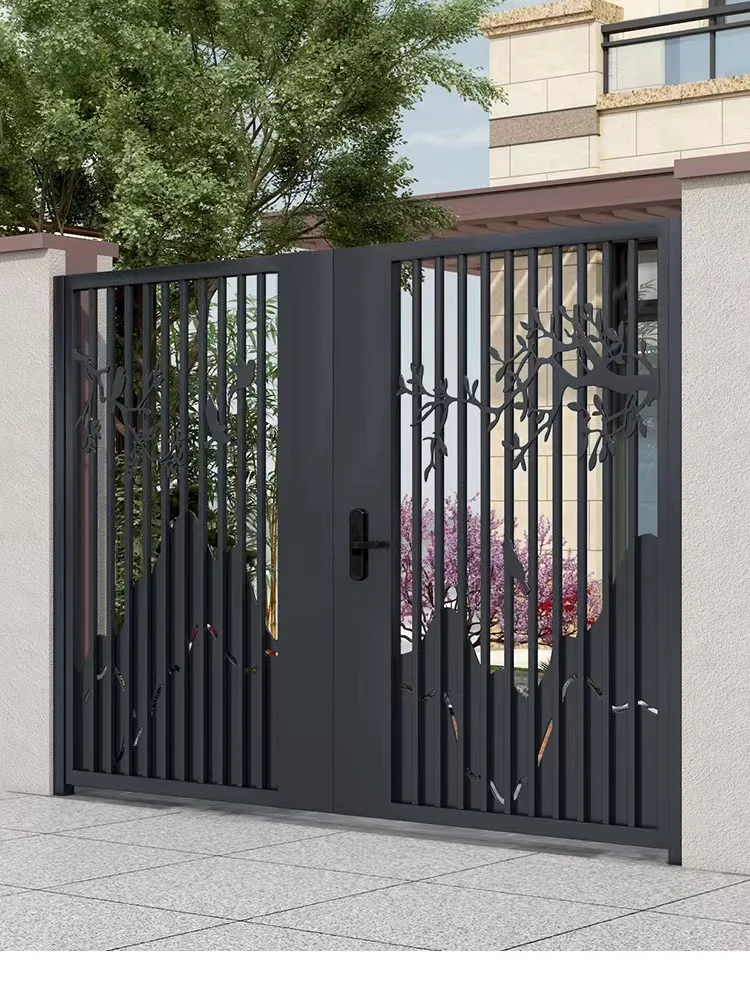 Sliding Cantilever Exterior Driveway Sliding Gate Automation Stainless ...