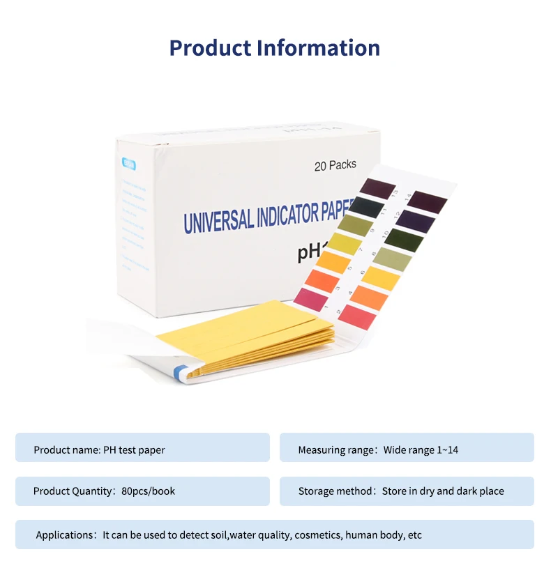 High Quality Roll Universal Indicator Paper Ph 0-14 Meter Test Strips ...