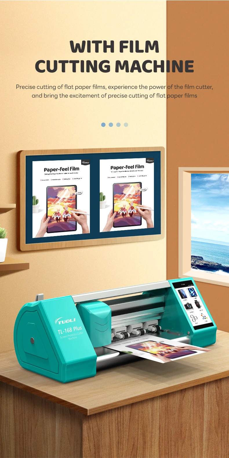 TuoLi Wholesale Paper Like Nano Hydrogel Film Screen Protector for ipad ...