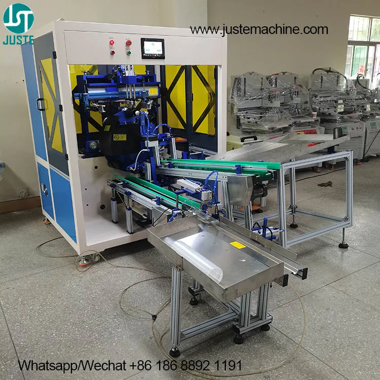 Plastic Cup Silk Screen Printing Machine 2 4 6 Multi Color Full ...