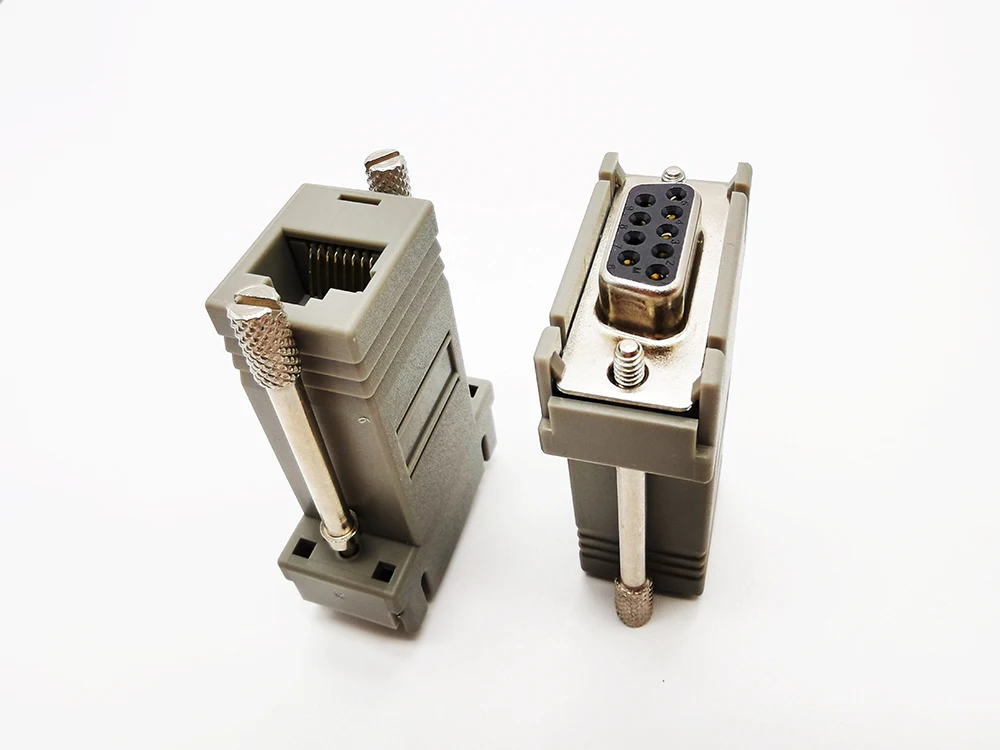 DB9 Female to RJ45 Modular Adapter - Ethernet Solution