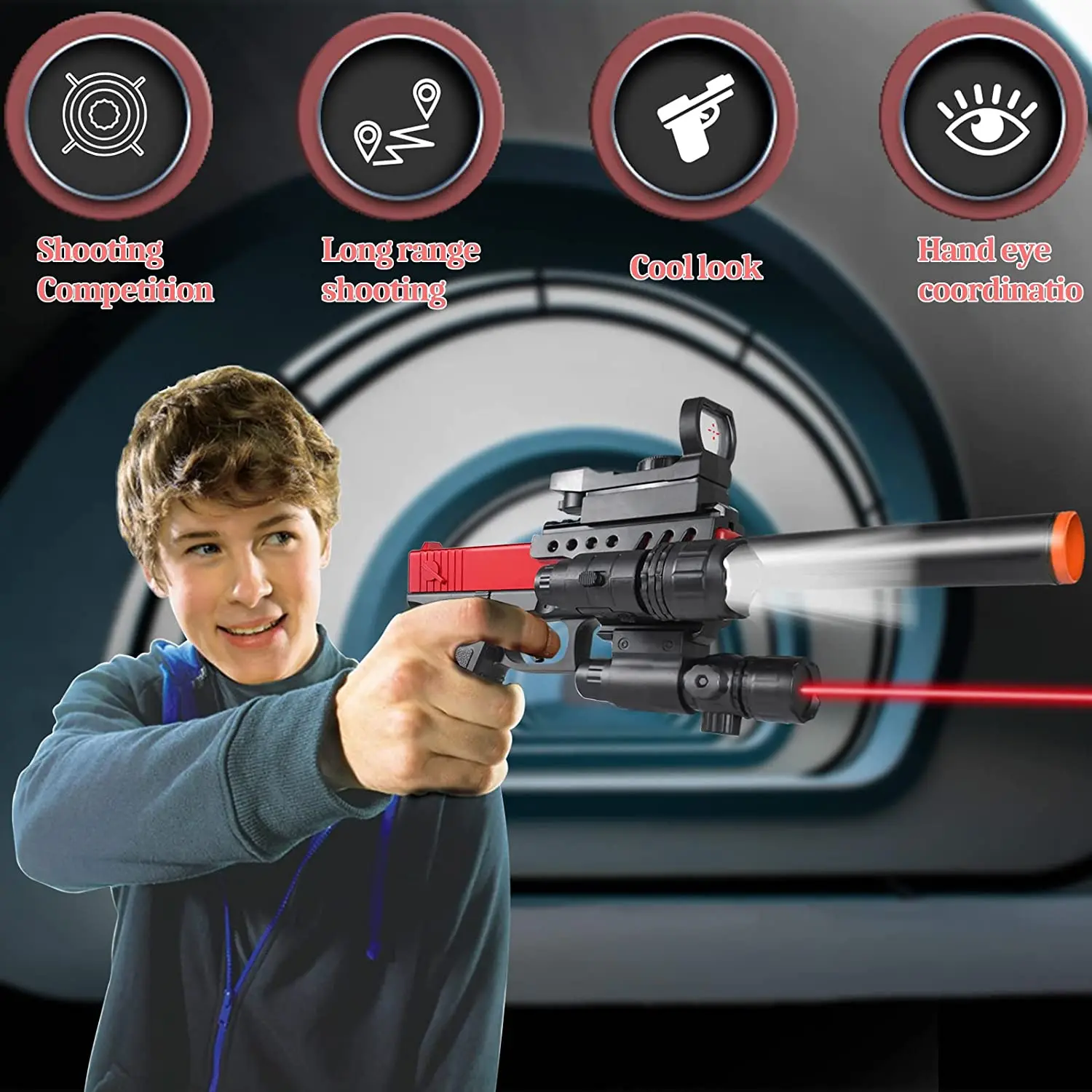 Hot Selling G18 Soft Bullet Toy Gun Pistol with Shell Ejection ...